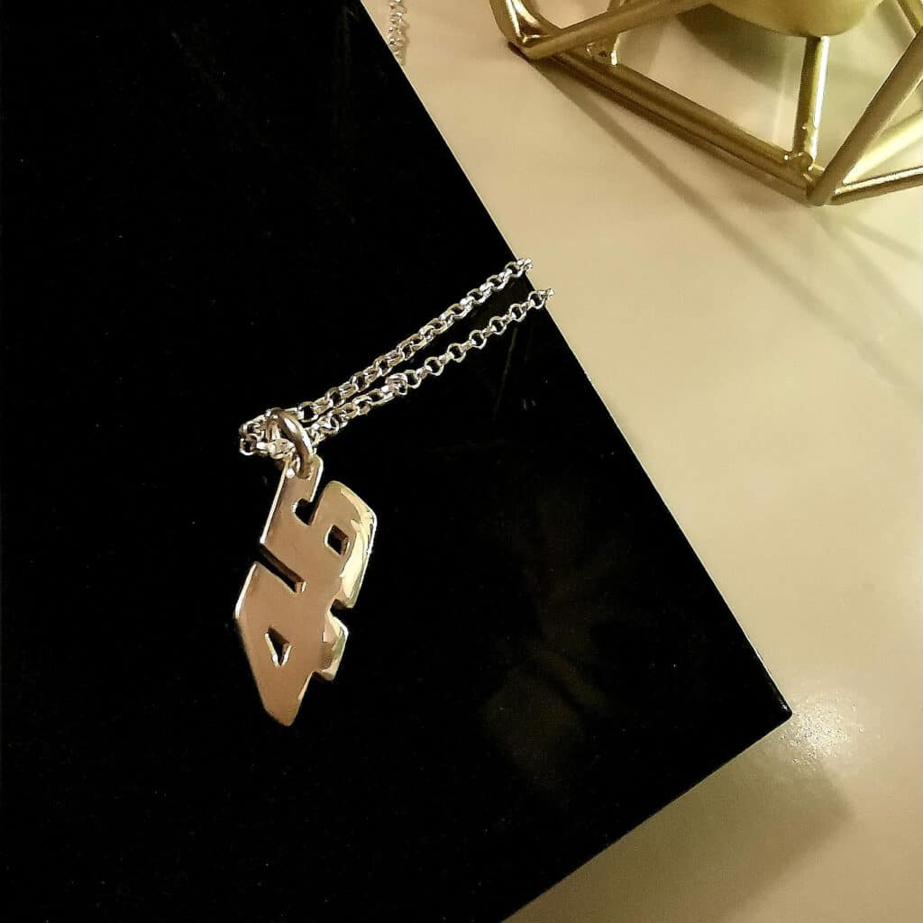 Miniature 46 Necklace in Sterling Silver - House of Alyssa Smith