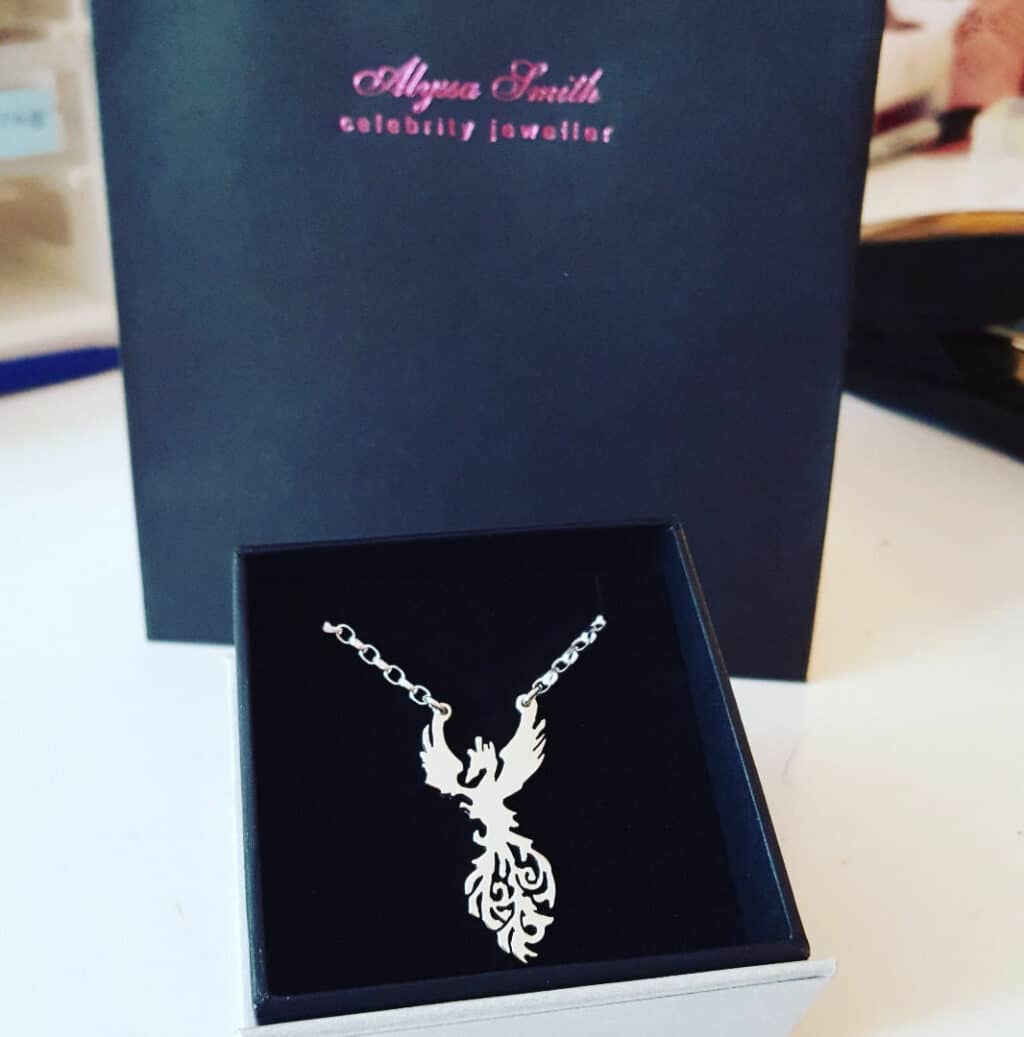 Bespoke Phoenix Necklace in Sterling Silver - House of Alyssa Smith