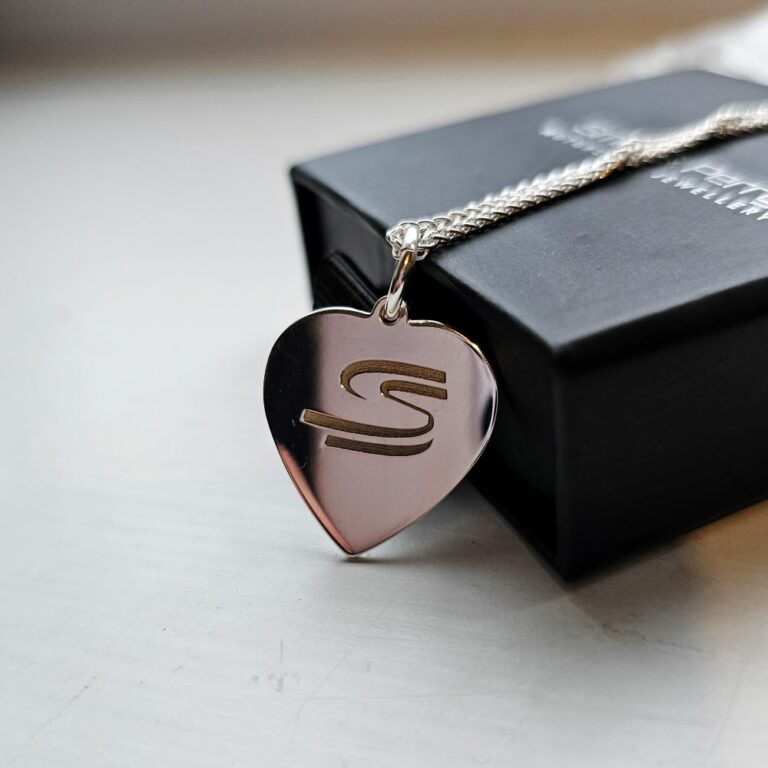 Senna S Sterling Silver Heart Necklace - Limited Edition - House of ...