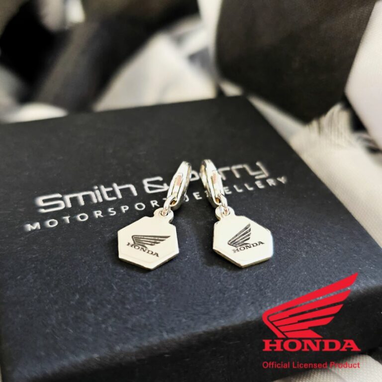 Official Honda Tiny Tag Charm in Sterling Silver - House of Alyssa Smith