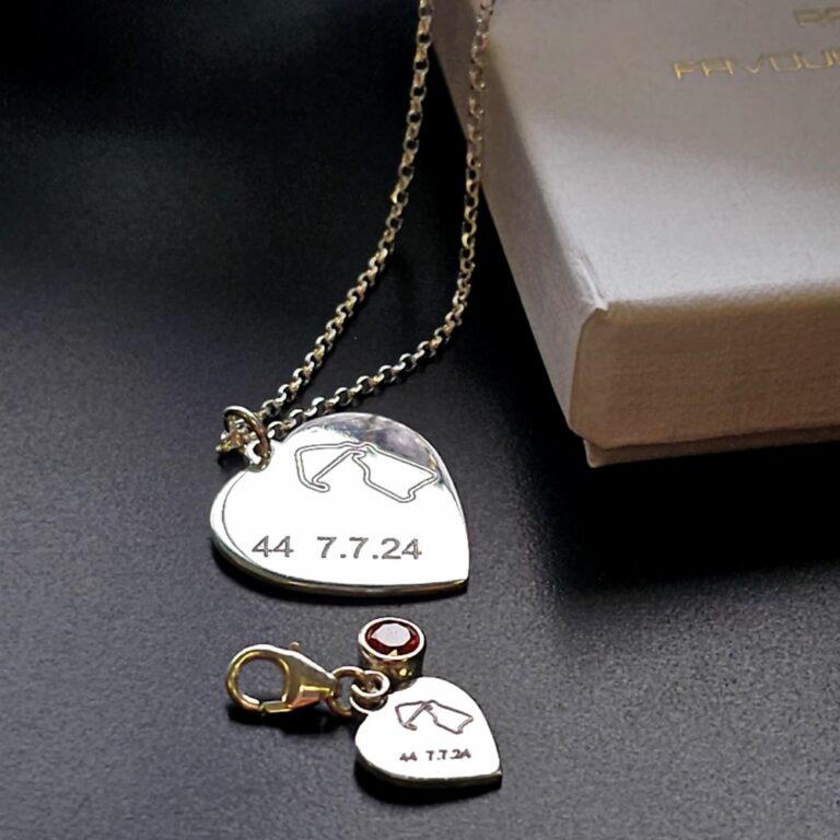 'History Was Made' Celebratory Lewis Hamilton Memory Necklace - Limited ...