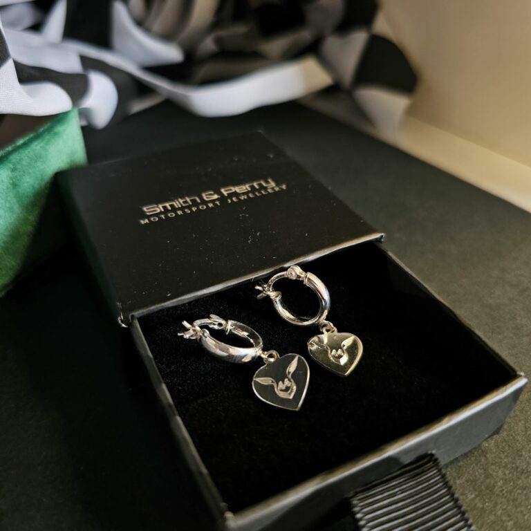 ‘Still I Rise’ Lewis Hamilton Engraved Wings Sterling Silver Heart ...