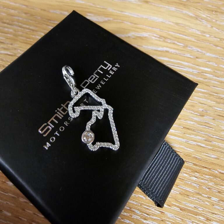 Stone Set Sparkling Silverstone Sterling Silver Charm - House of Alyssa ...